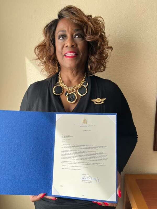 Delta Airline’s first African American stewardess Casey Grant honored ...
